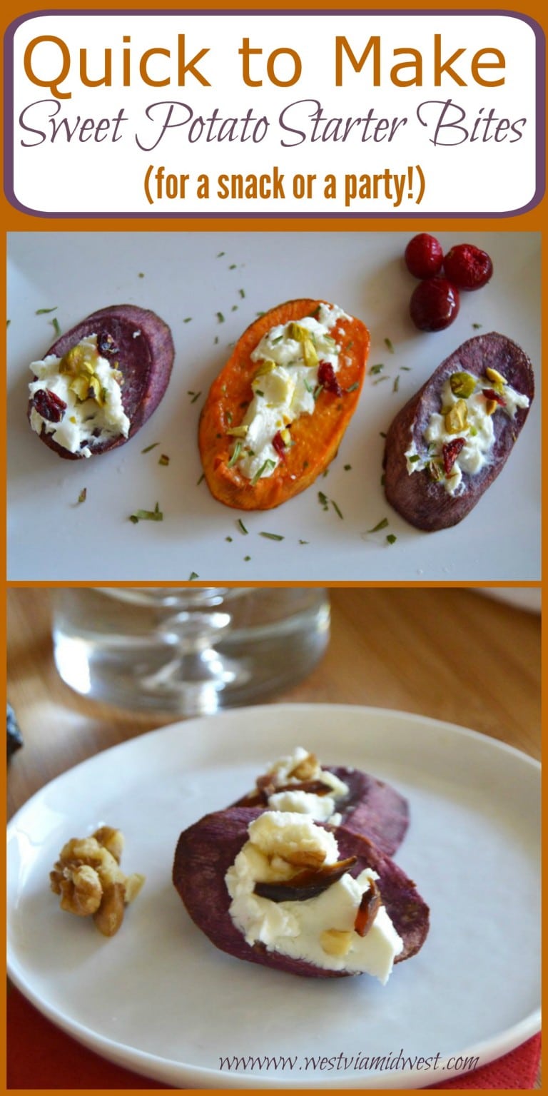 Sweet Potato Starter Bites - West Via Midwest