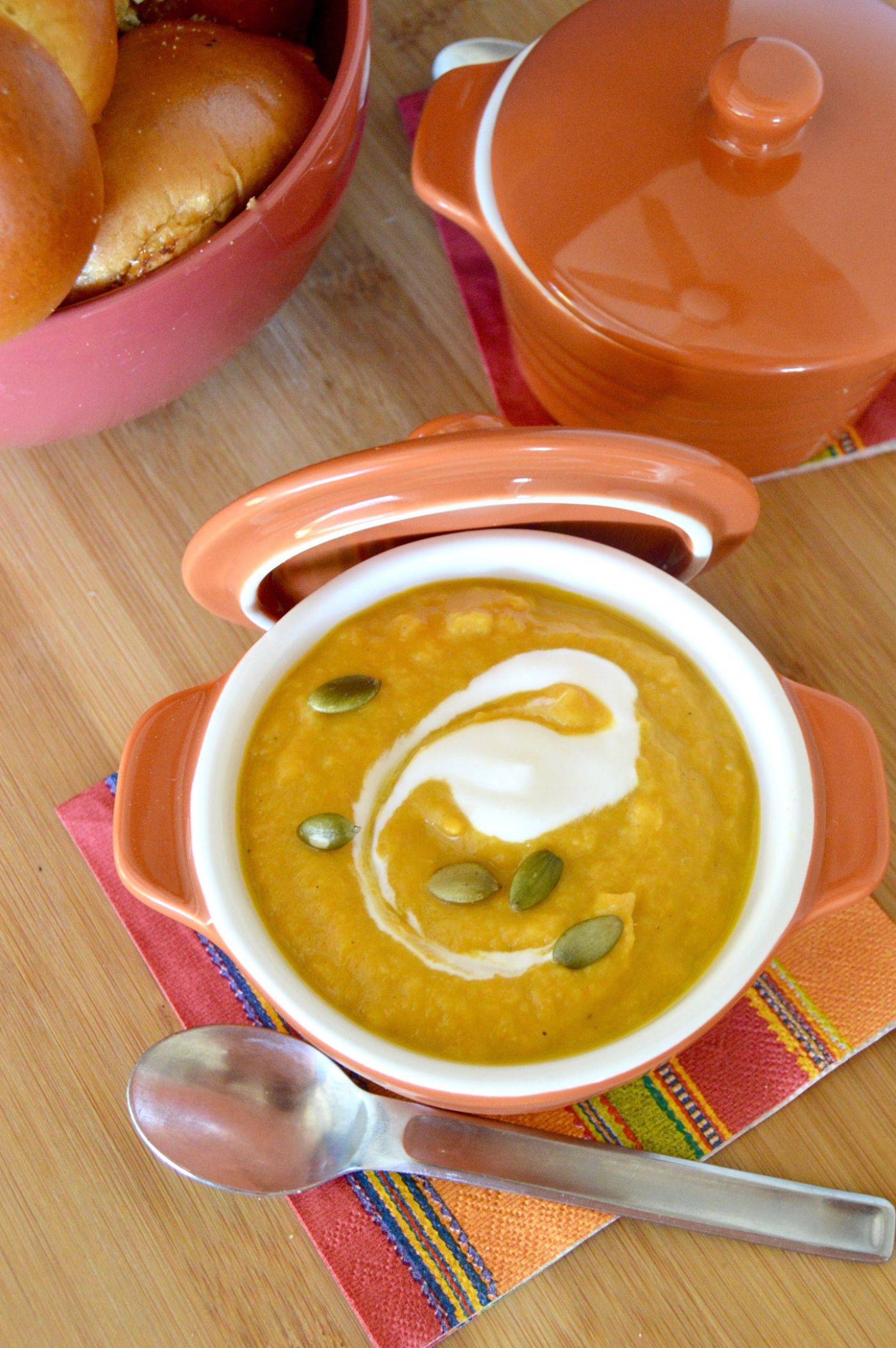 Ginger Sweet Potato Carrot Soup - West Via Midwest