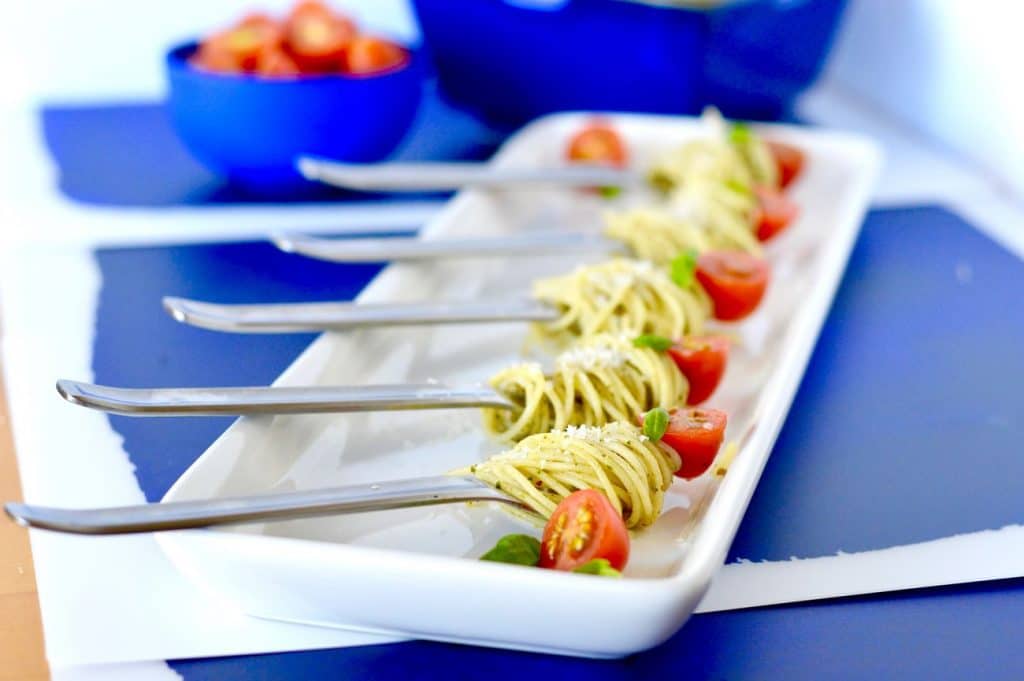 Pesto Pasta Bites! - West Via Midwest