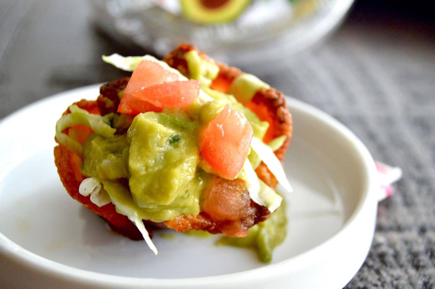Guacamole BLT Bacon Cups! A low carb option! - West Via Midwest