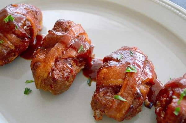 Hearty Bacon Meatloaf Appetizer Bundles - West Via Midwest