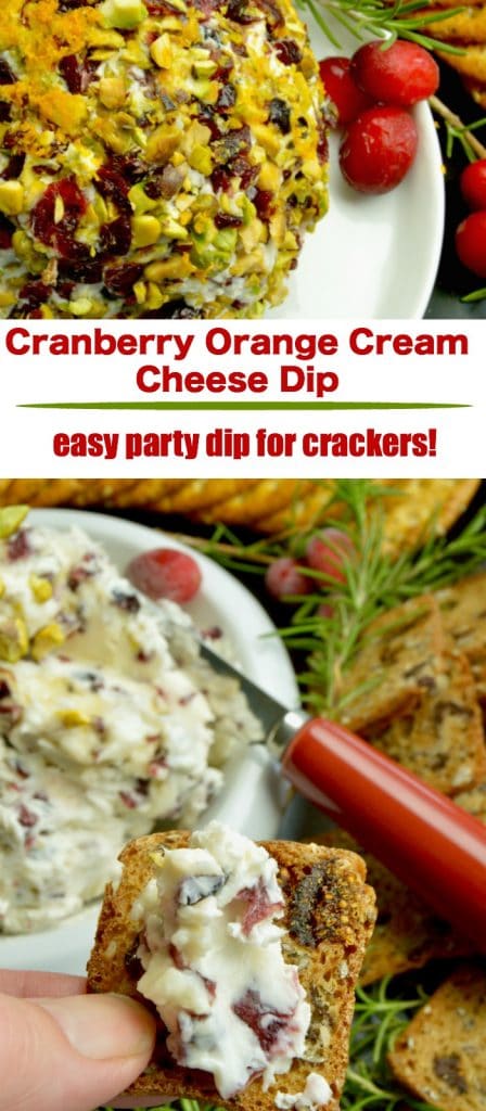 Cranberry Orange Cream Cheese Dip For Crackers - West Via Midwest