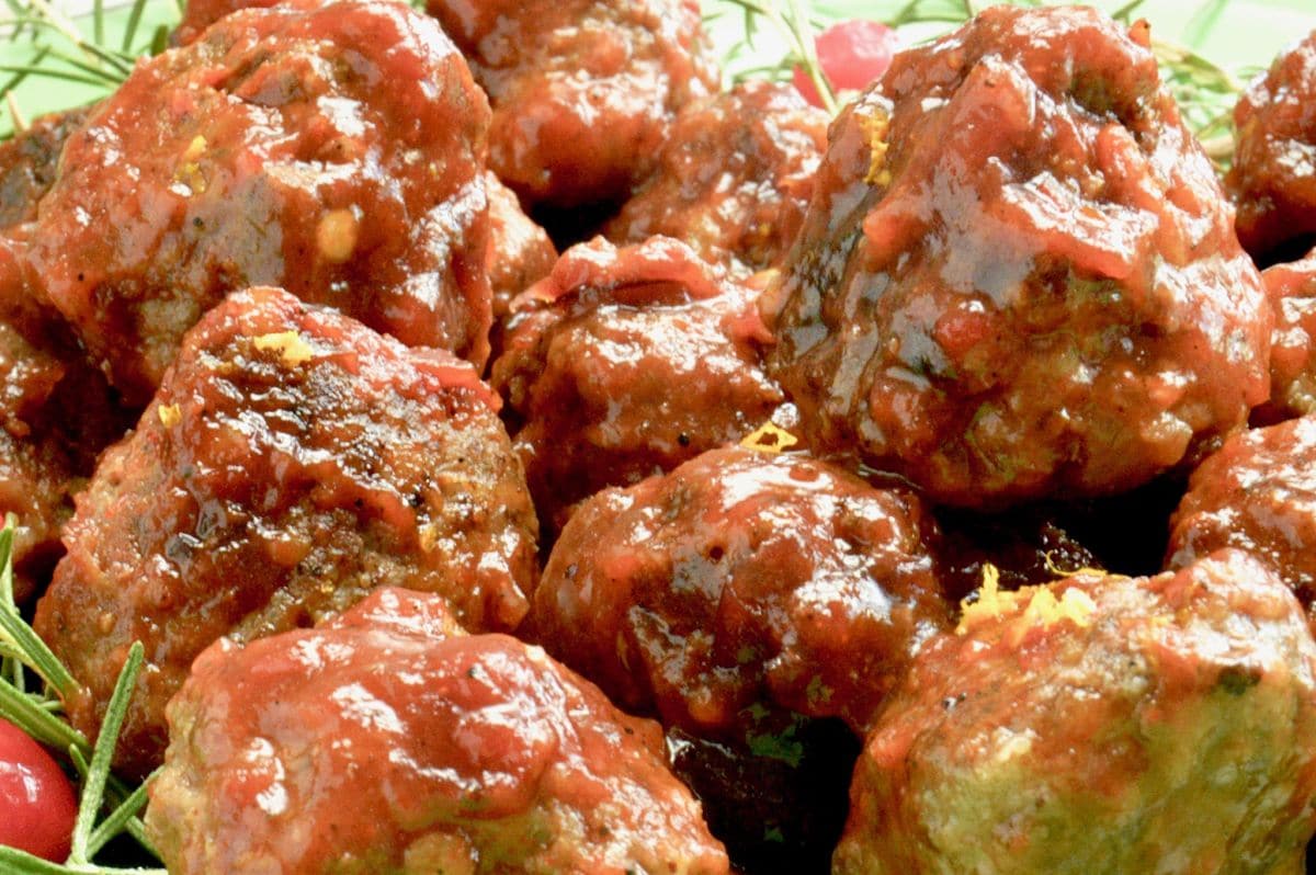 Spicy Cranberry Meatballs: Perfect Party food - West Via Midwest
