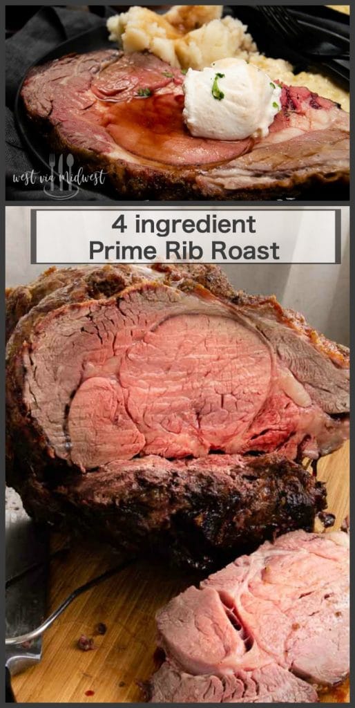 Easy 4 ingredient Prime Rib Recipe Bone In - West Via Midwest