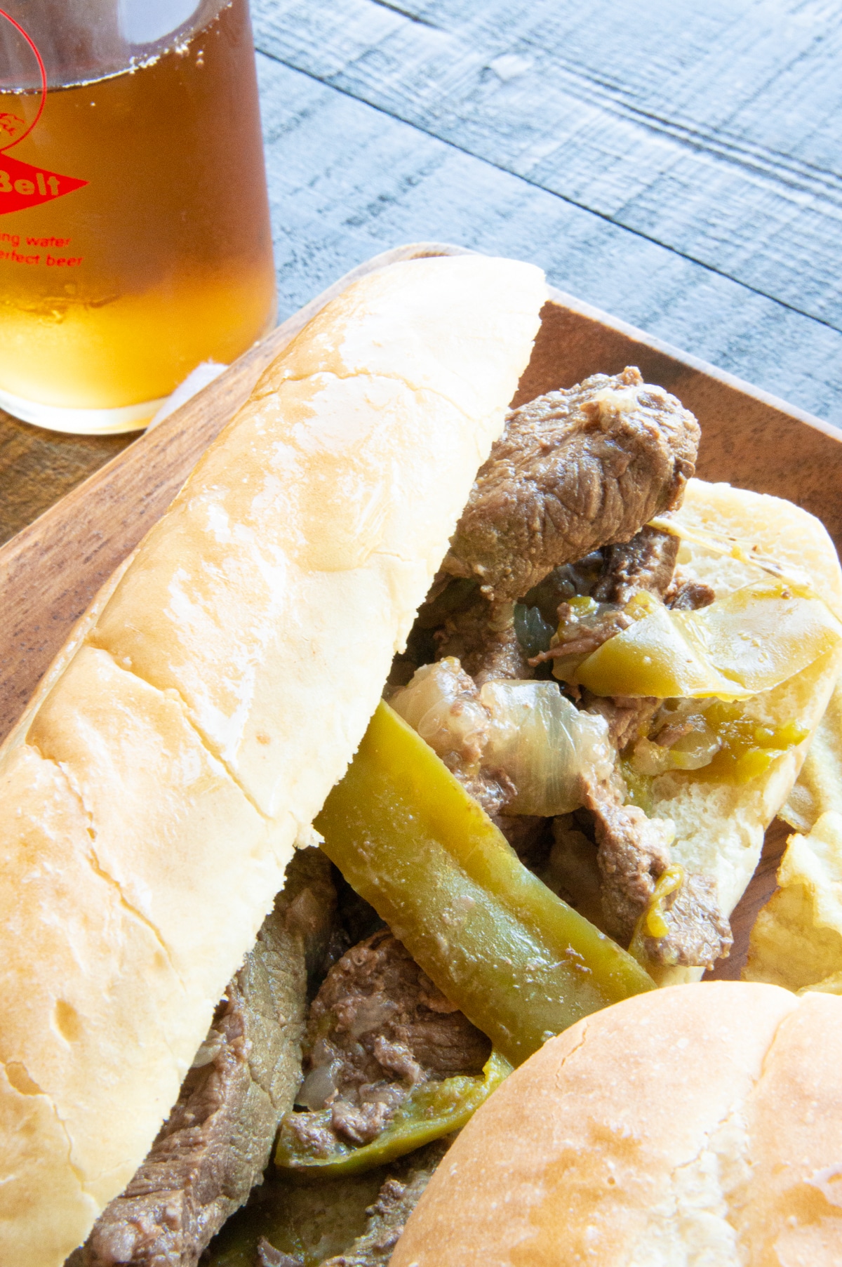 Instant Pot Philly Cheesesteak Recipe with Beer Cheese Sauce - West Via ...