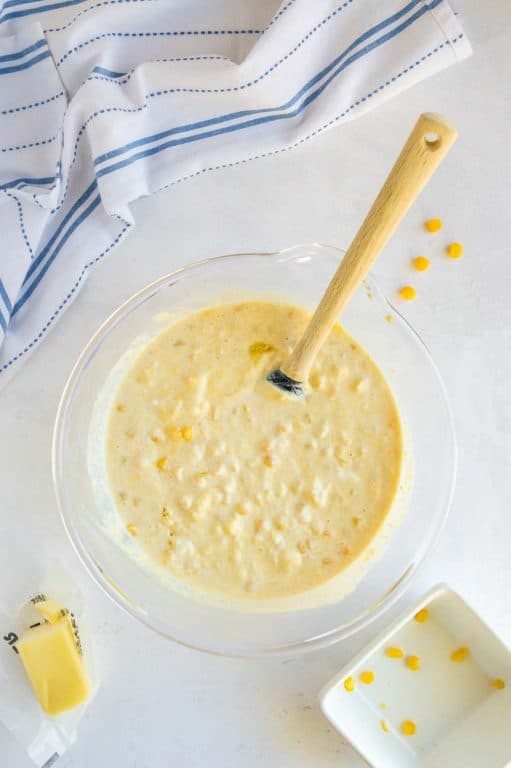 Jiffy Corn Casserole: Sweet Corn Cake Recipe - West Via Midwest