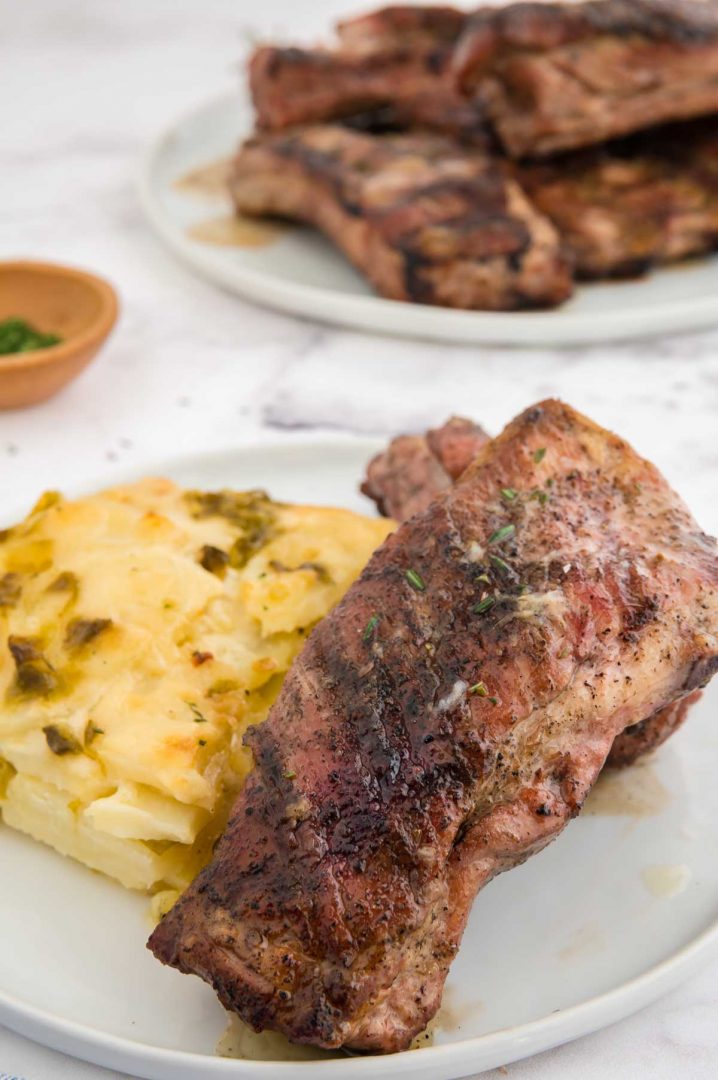 Tuscan Grilled St Louis Style Pork Ribs - West Via Midwest