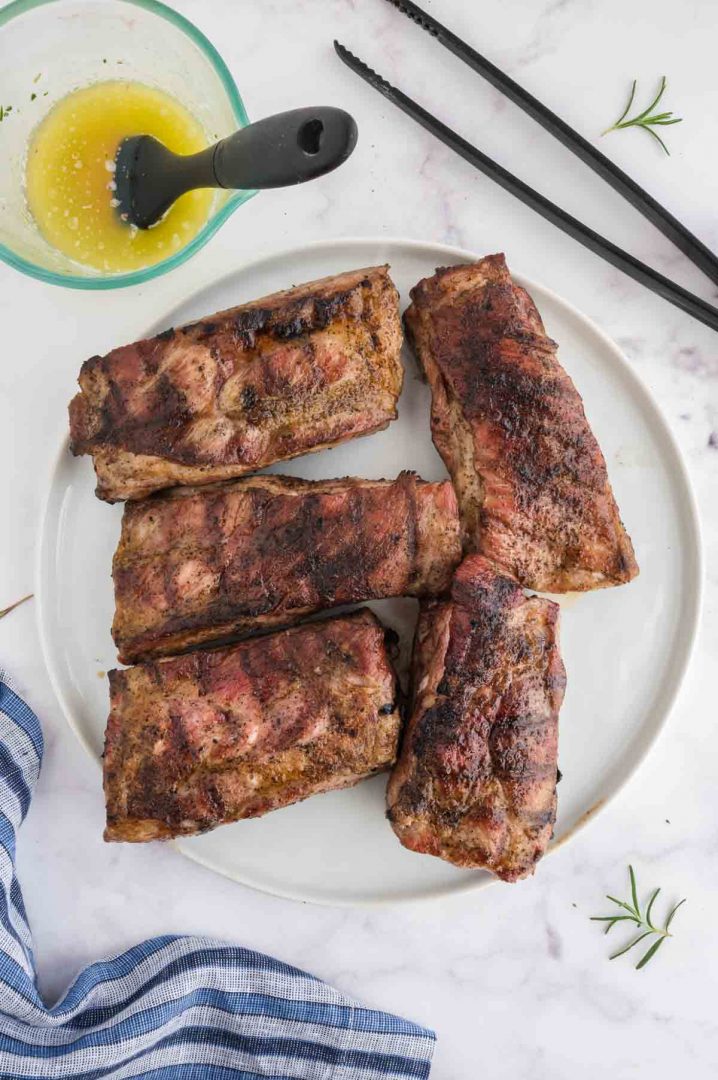 Tuscan Grilled St Louis Style Pork Ribs - West Via Midwest