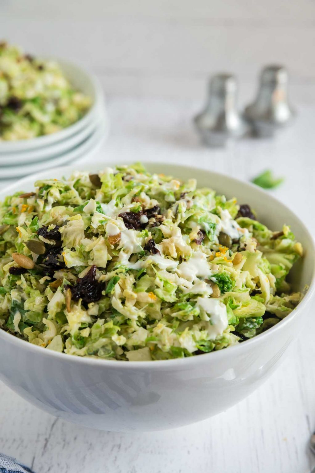 Brussel Sprout Slaw Salad: Cookout side dish - West Via Midwest