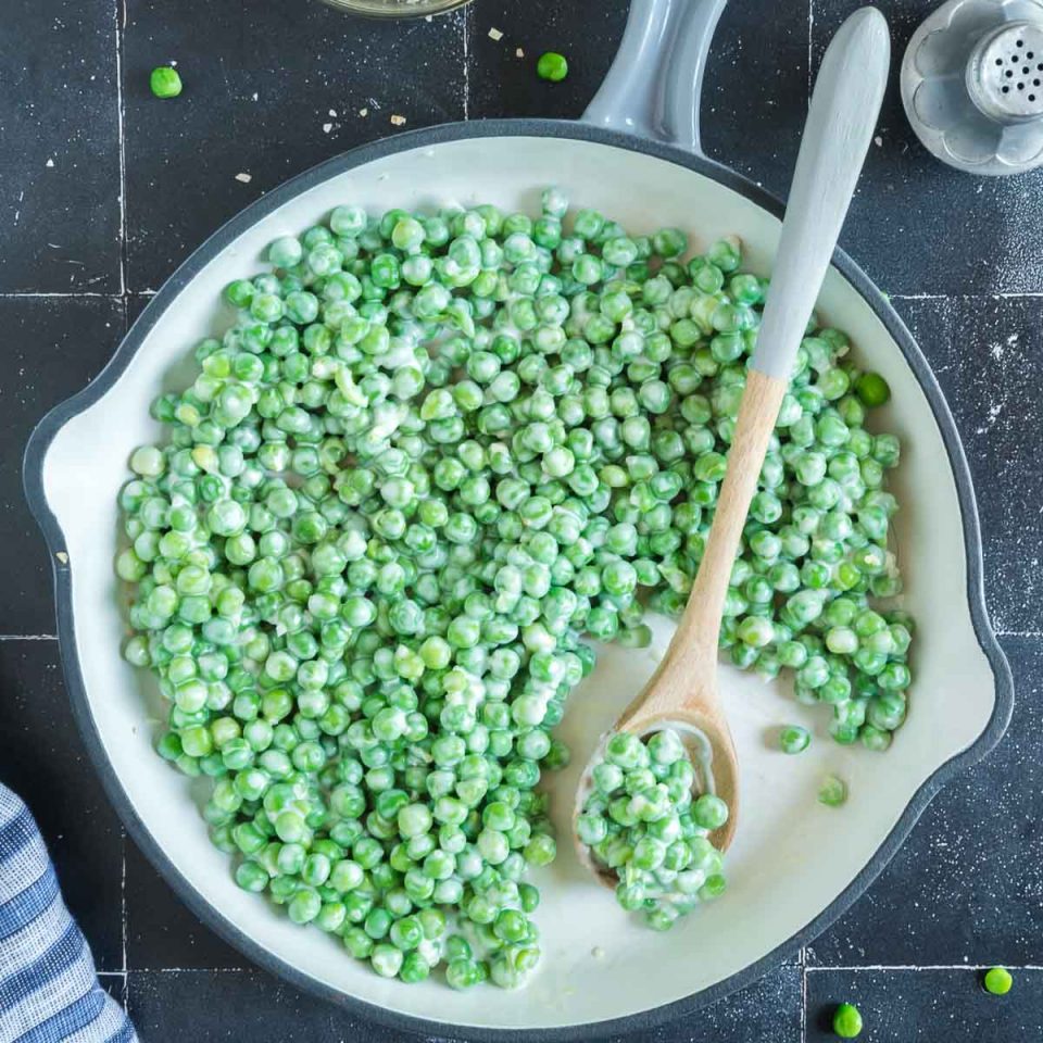 15 minute Honey Butter Peas - West Via Midwest